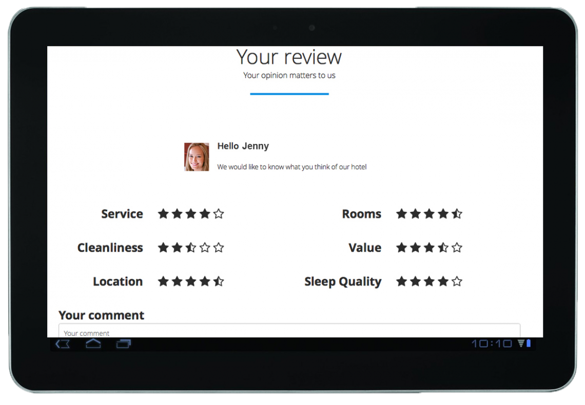 How it works » Hotel Feedback - Real time guest reviews